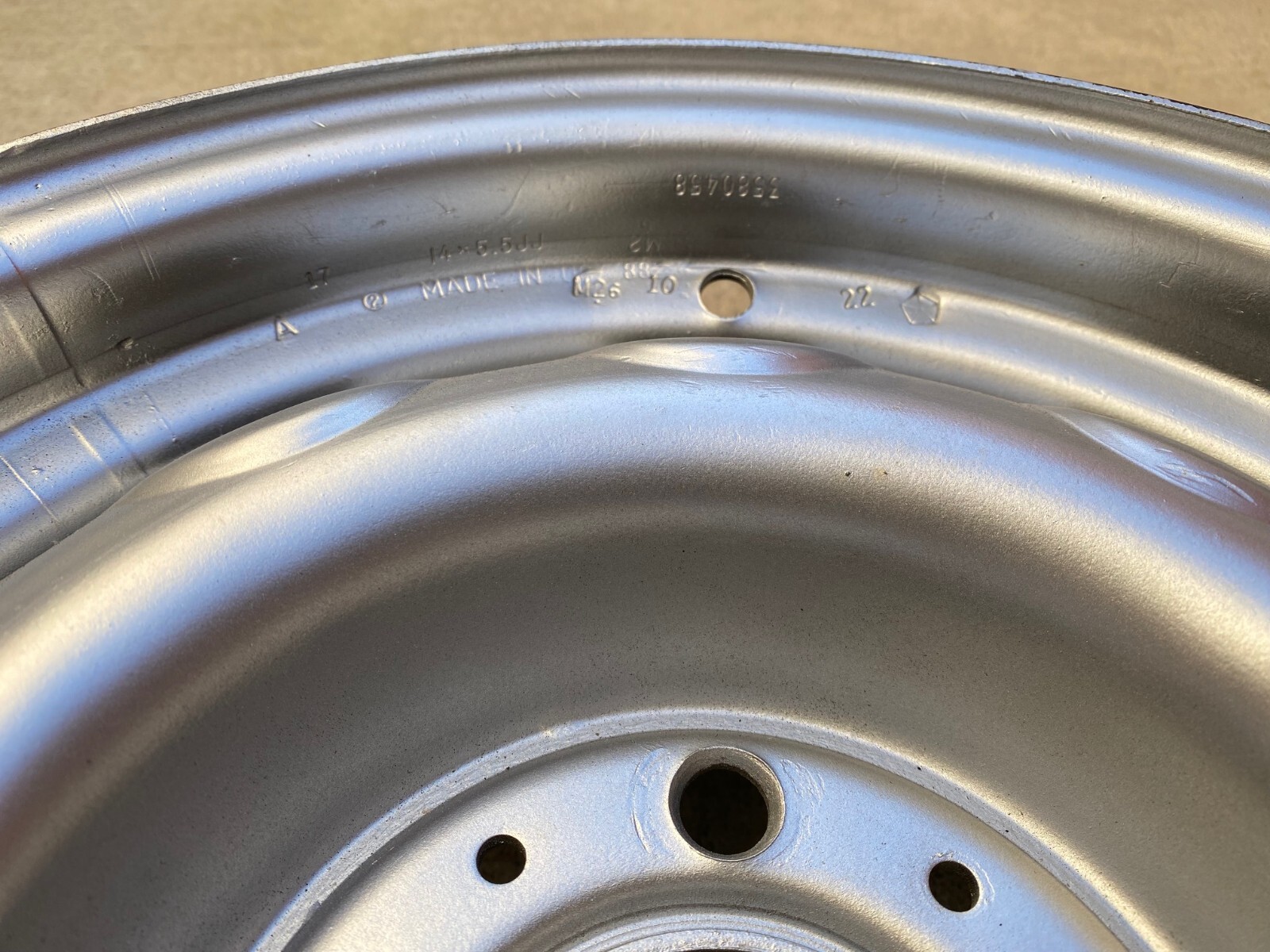 Mopar rallye wheel 14x5.5 JJ | eBay