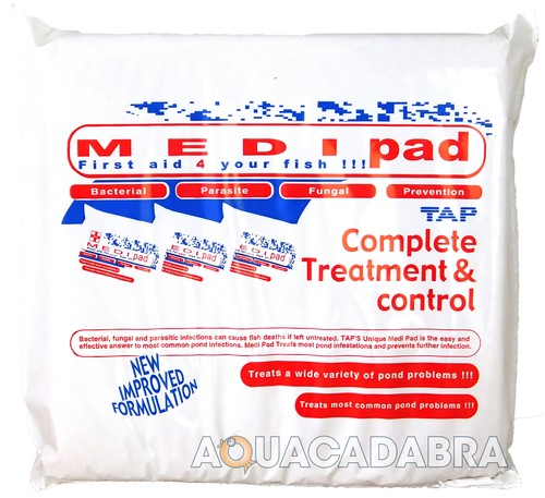 TAP MEDI PAD BACTERIA FUNGUS TREATMENT INFECTION PARASITES ULCERS FISH ...