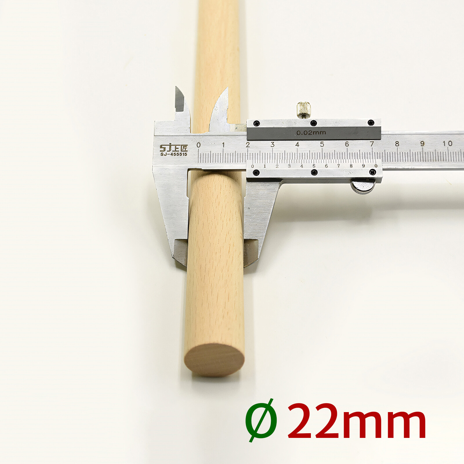 Rundstab Buche Ø 4mm bis 60mm x 20cm, Holzrundstab, Rundstäbe Holzstab Rundholz | eBay