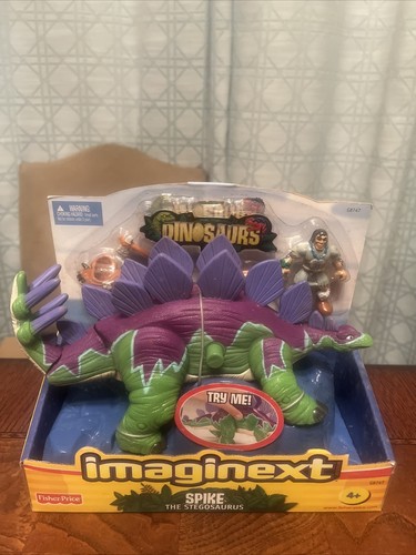 Fisher Price Imaginext Dinosaur Spike The Stegosaurus With Moving Tail ...