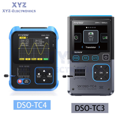 FNIRSI DSO-TC3 DSO-TC4 Digital Oscilloscope Transistor Tester Signal ...