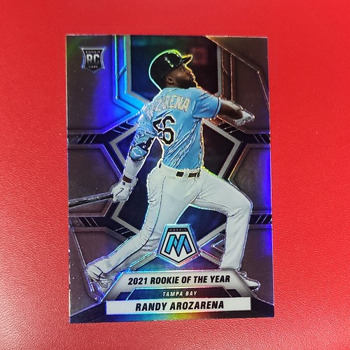2022 Panini Mosaic Randy Arozarena 2021 Rookie of the Year RC 284 Tampa ...
