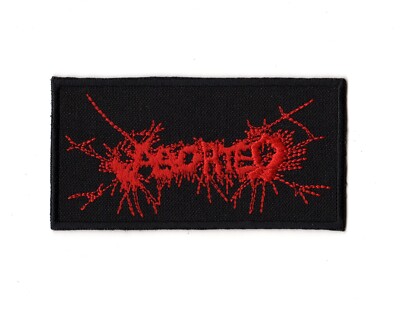 Aborted Embroidered Sew-on Patch | Belgian Death Metal Grindcore Music ...