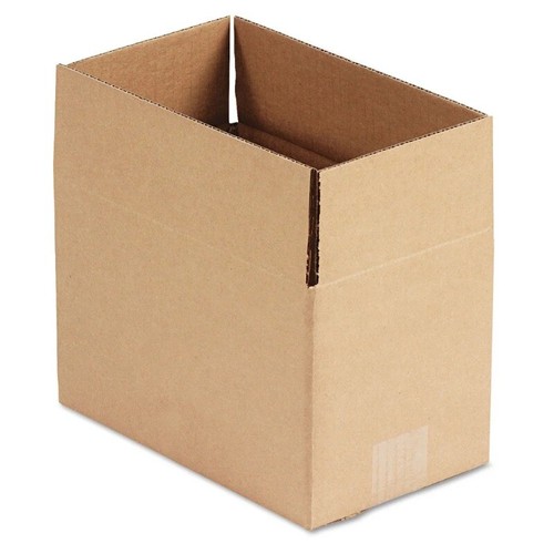 Supply Brown Corrugated - Fixed-Depth Shipping Boxes, 10l x 6w x 6h, 25 ...