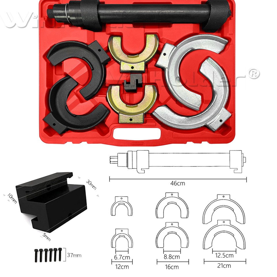 Heavy Duty Strut Spring Compressor Coil Clamp & Suspension Strut Split ...