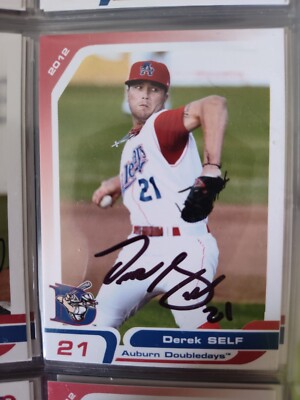 Derek Self Autograph Auburn Doubledays | eBay