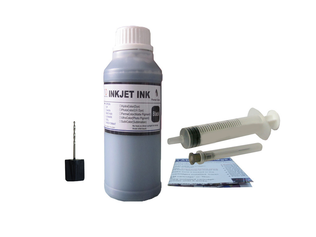 250ml Black refill ink for Canon PG-245 PIXMA MG2420 MG2520 MG2920 ...