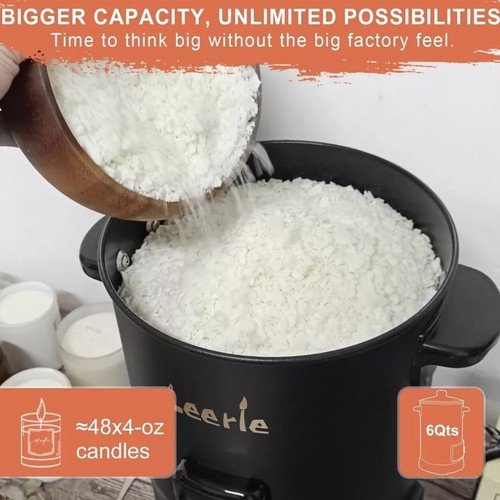Leerie 6Qts/12Lbs Wax Melter for Candle Making - Brand New, Open Box | eBay