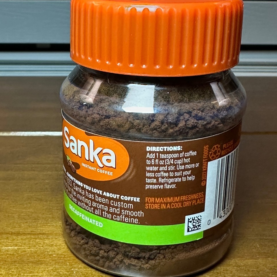2 Jars Sanka Decaf Instant Decaffeinated Coffee 2 Oz Each | eBay