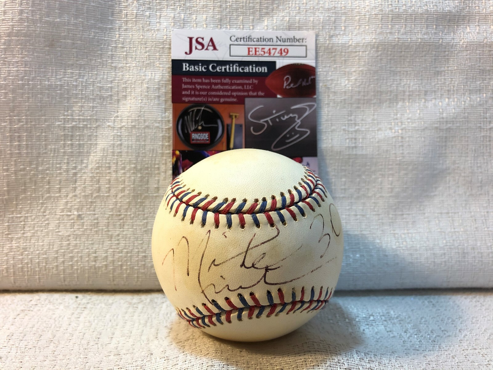 Mike Minter Signed Autographed Panthers Football 1995 All Star Game ...