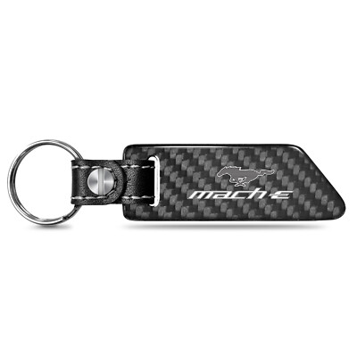 Ford Mustang Mach-E Real Carbon Fiber Blade Style with Leather Strap ...