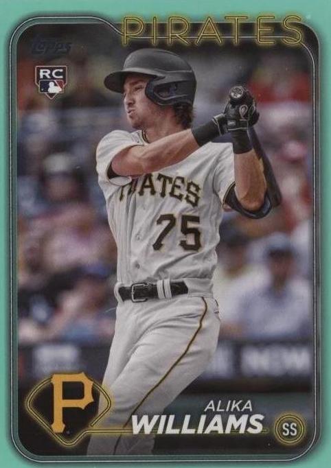 2024 Topps Series 1 - Alika Williams #265 Aqua (RC) for sale online | eBay