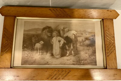 William Strutt Peace "A Little Child Shall Lead Them" 1896 Print ...