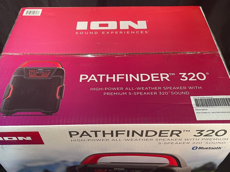 ION Audio Pathfinder 320 Rechargeable Speaker Bluetooth River Lake ...