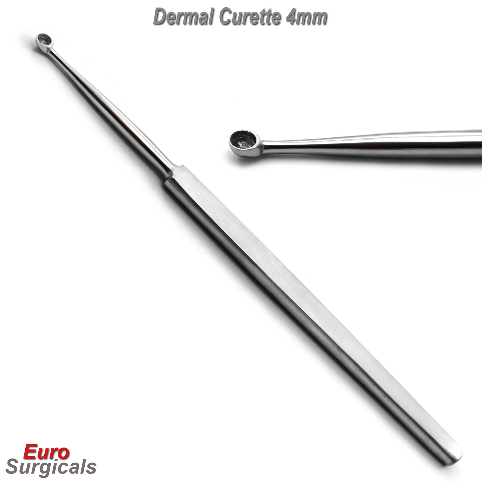 Dermal Dermal Curette 4mm ENT Medical Surgical Dermatology Instruments ...