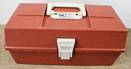 Umco 1102 Two Tray Tackle Box Brown Fishing Tackle Gear Storage USA ...