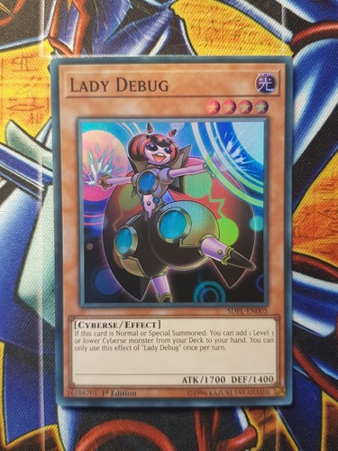 SDPL-EN005 LADY DEBUG SUPER RARE 1ST EDITION YUGIOH | eBay