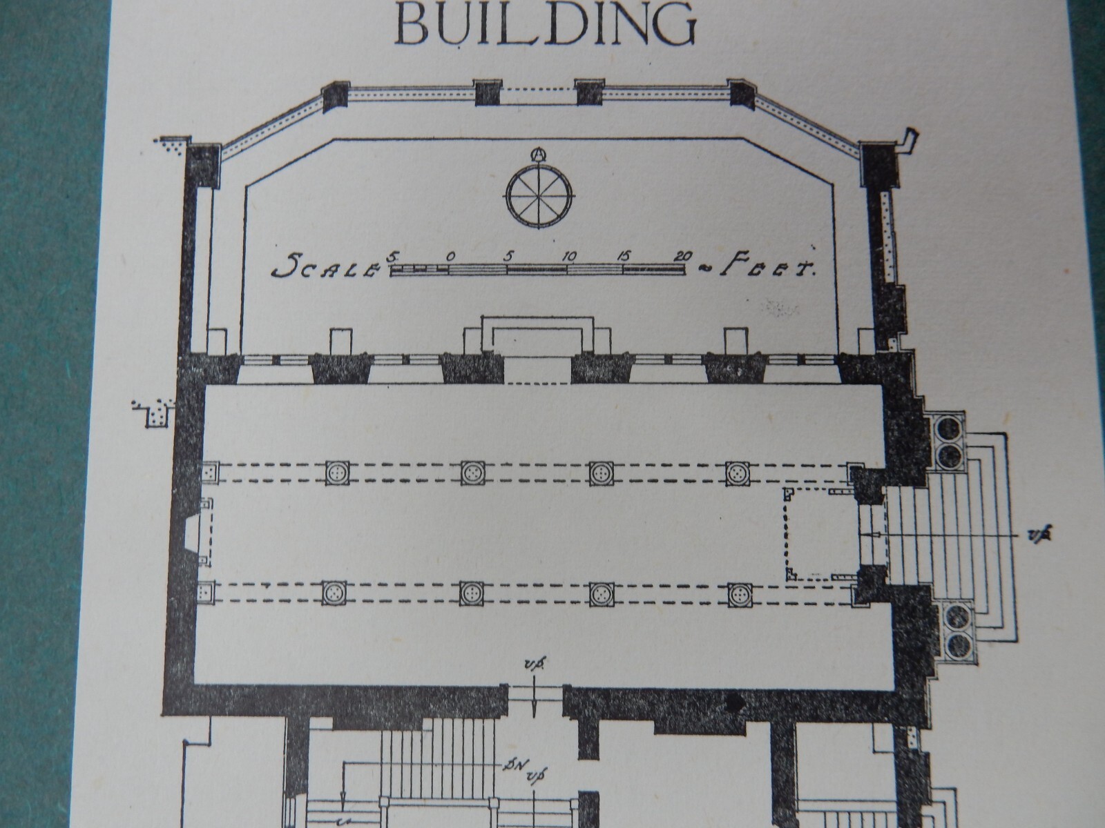 OLD ASHMOLEAN OXFORD MINIATURE ARCHITECTURAL PLATE IDEAL TO FRAME m60 ...
