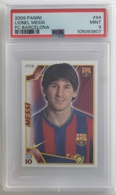 2009 Panini Lionel Messi FC Barcelona #94 PSA 9 Low Pop No 10s | eBay