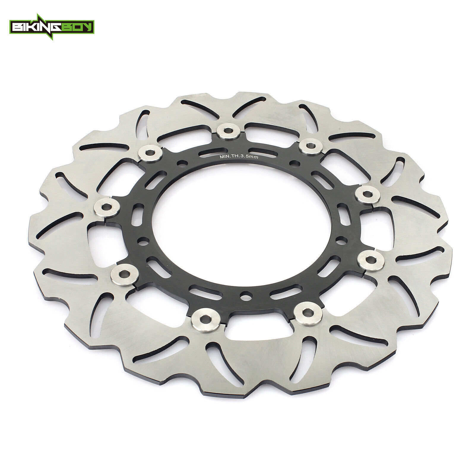 2005-2016 YZF R6 2PC Wave Front Brake Rotors Discs for Yamaha YZF R1 ...