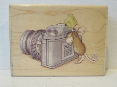 House Mouse stamp SAY CHEESE Retired stampabilities Photo Camera | eBay