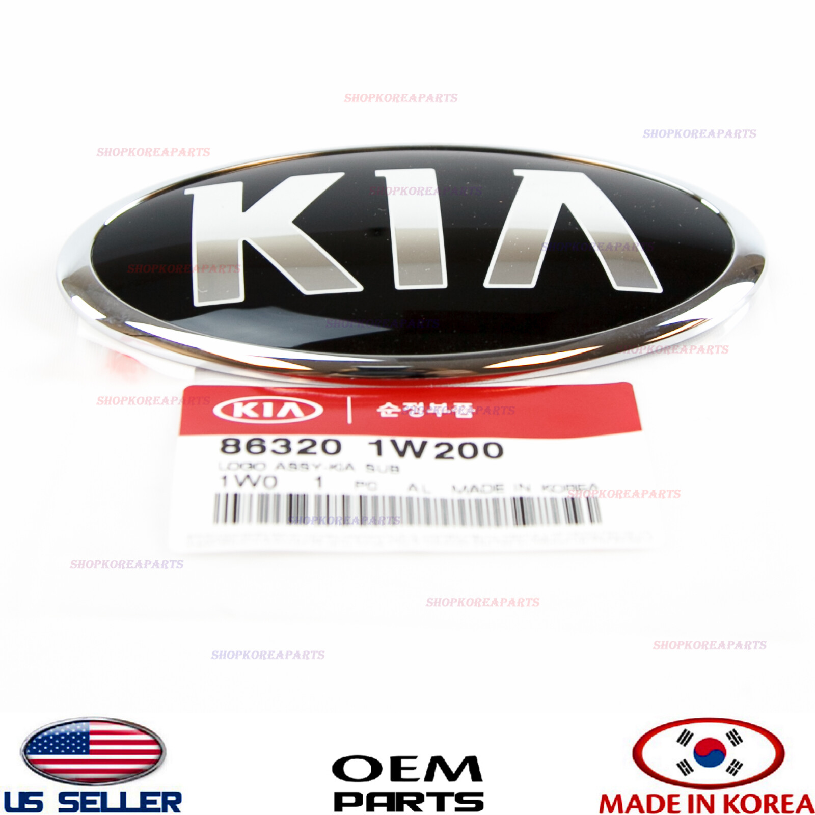 Genuine Rear Trunk Emblem Logo Nameplate ⭐OEM⭐ Kia Forte Kia Rio 86320 ...