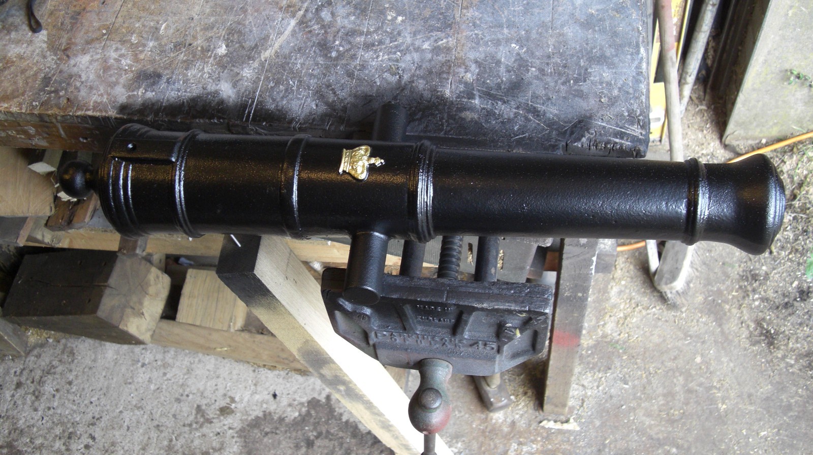 Replica 16th or18th C. Full Size Naval Swivel Cannons. British Foundry ...