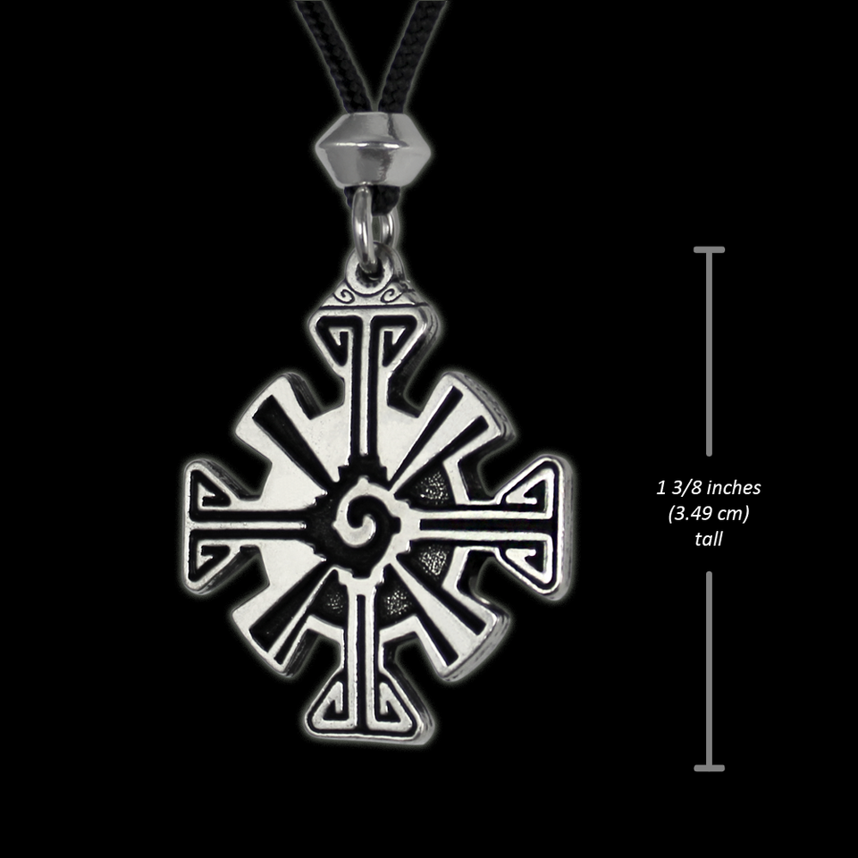 Hunab Ku Mayan Pendant Energy Necklace Talisman Black Sun Sigil Mexican ...