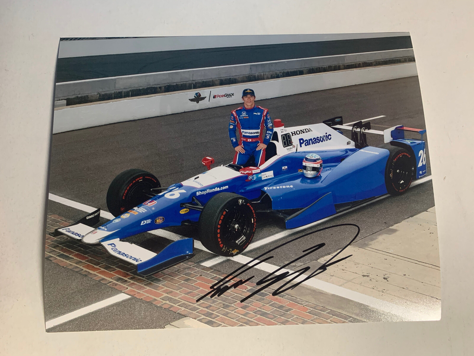 Takuma Sato Indy 500 Signed 8 X 10 Photo Indianapolis Autographed 2017 ...