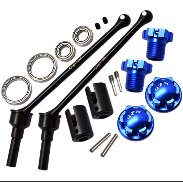 1:10 Front/Rear CVD Drive Shaft+Wheel Lock+Hex Claw for TRAXXAS MAXX W ...
