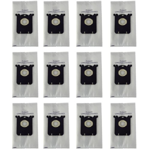 12 Pack Type EL200F S-bag Classic Vacuum Cleaner Bags Compatible with ...