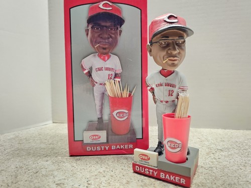 Dusty Baker Cincinnati Reds MLB 2011 SGA Bobblehead NIB Toothpick ...