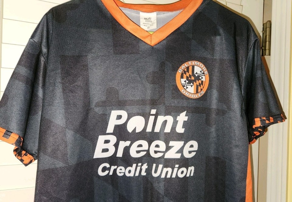 2024 Baltimore Orioles #24 Soccer Jersey adult XL 8/24/24 Point Breeze ...