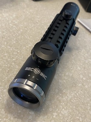 3-9X28 Rifle Scope RED crosshair variable brightness for low light NEW ...