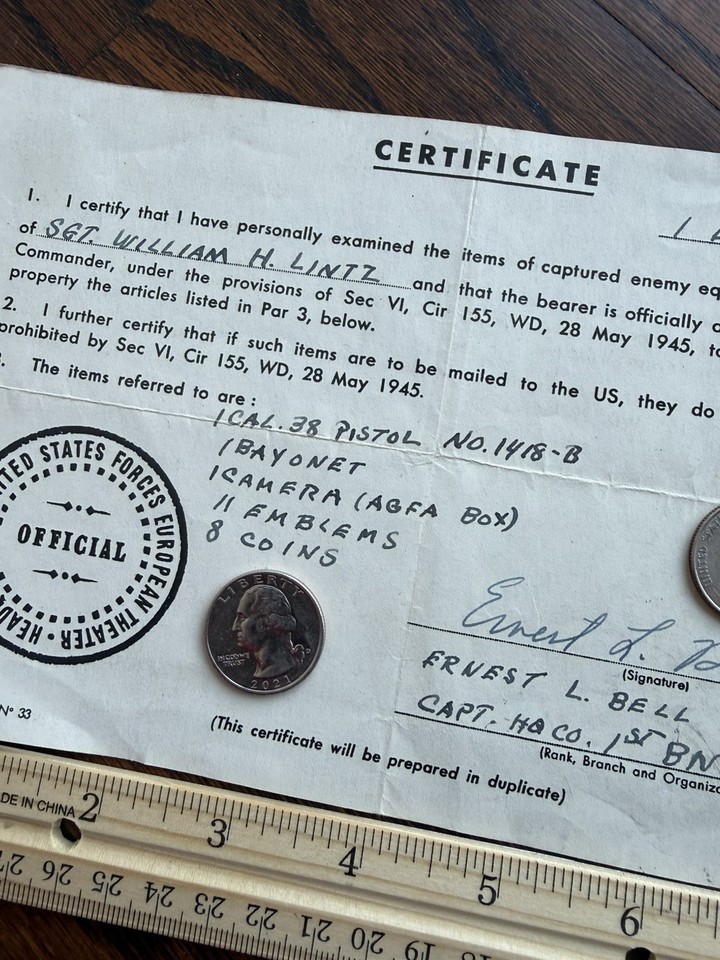 Post ww2 capture paper | eBay