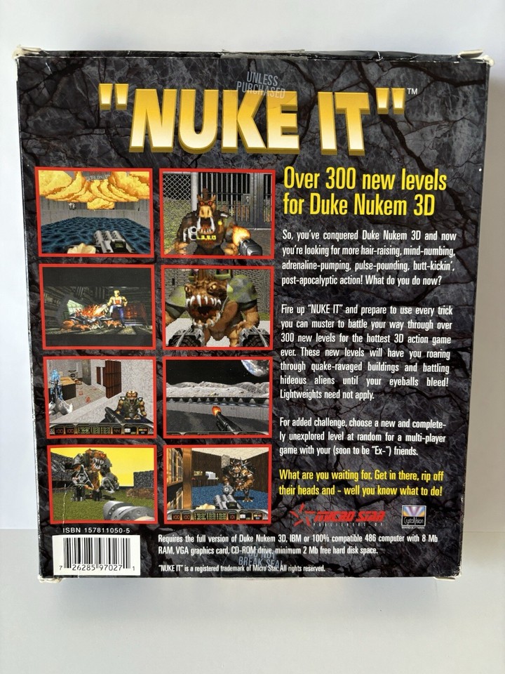 Nuke It Duke Nukem 3D Expansion pack | eBay