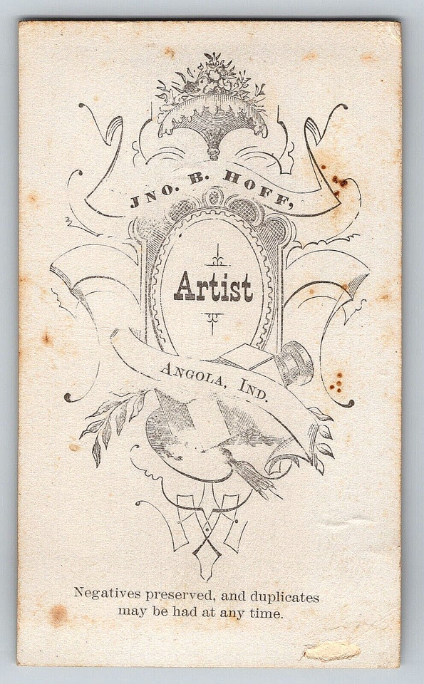 Vintage Photo CDV Picture Old Antique Image Man Suit Coat Angola ...