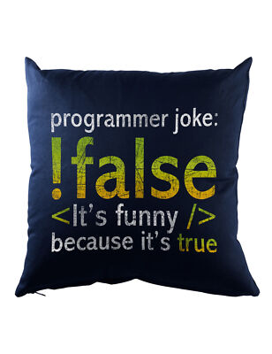 Programmer Joke Cushion Pillow Computer Science Scientist Fun Admin ...