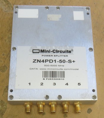 Mini-Circuits ZN4PD1-50-S+ 500-5000MHz RF Power Splitter SMA | eBay