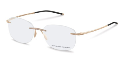 Porsche Design P8362 D Shiny Gold Rimless Titanium Frame - Unisex | eBay
