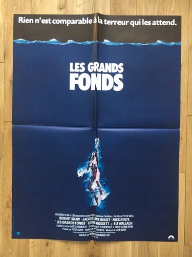 LES GRANDS FONDS Affiche de film - 60x80 cm. - 1977 - Jaqueline Bisset, Peter Y | eBay