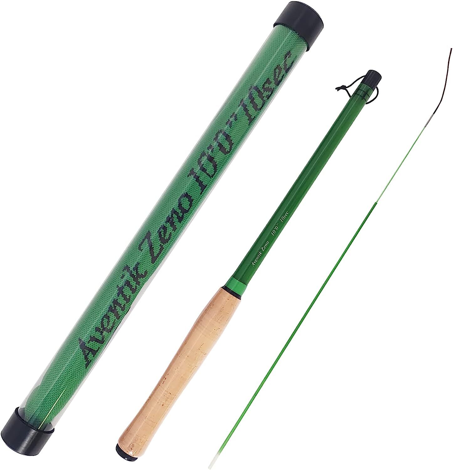 Aventik Zeno S2-Glass Tenkara Rod with 2 Extra Rod Sections 10 Sec 9FT ...