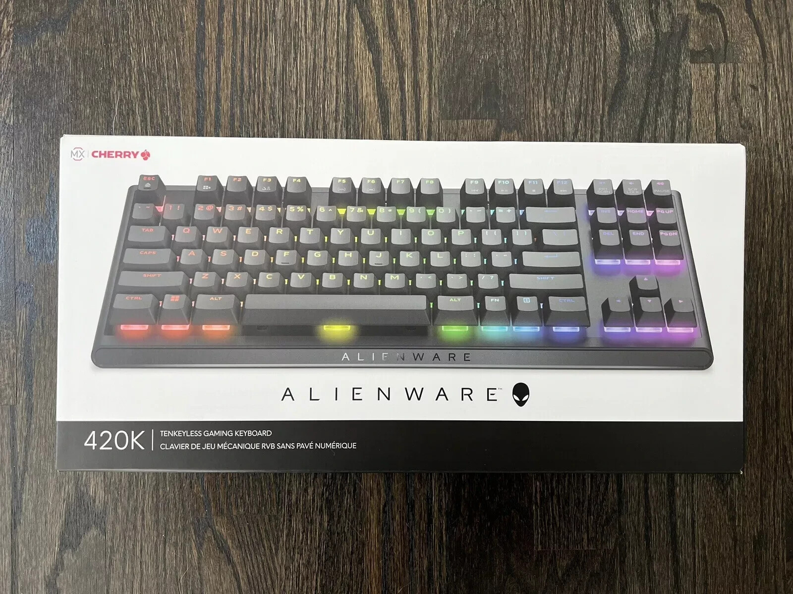 GENUINE Alienware Tenkeyless RGB Mechanical Gaming Keyboard AW420K ...