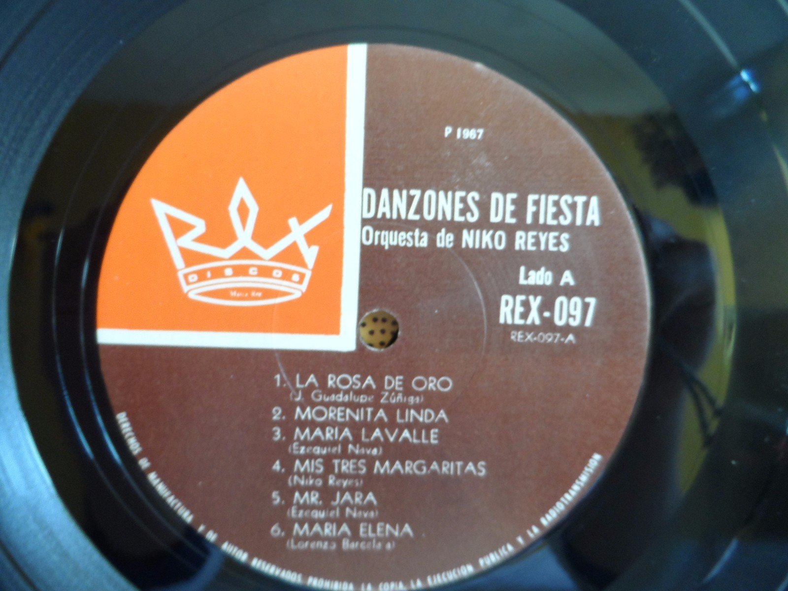 NIKO REYES -DANZONES DE FIESTA- 1967 RARE MEXICAN LP DANZON | eBay
