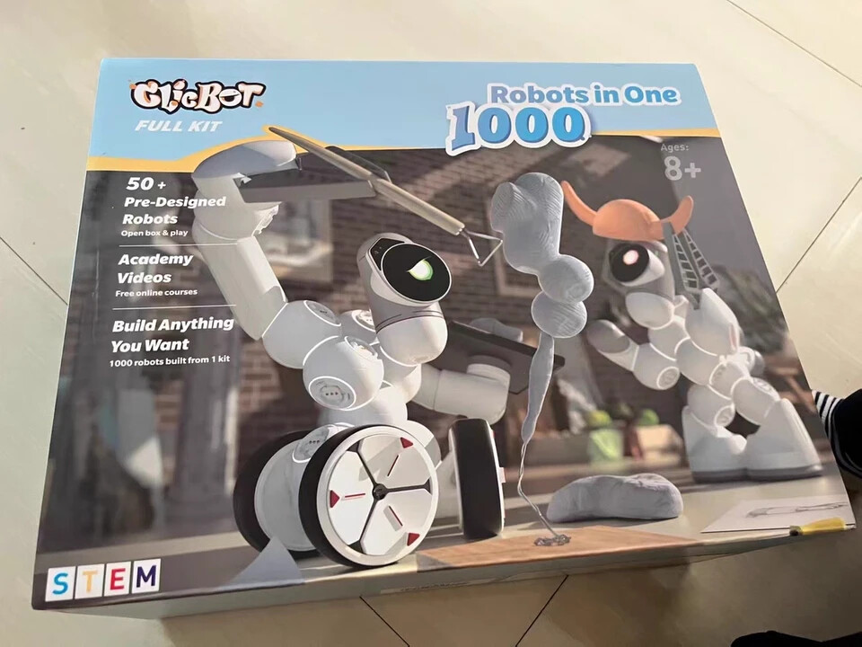 ClicBot Intelligent Programming Robot Modular Splicing Robot Master ...