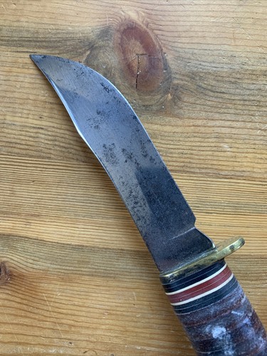 Vintage Western L66 Knife w/ Sheath ( Missing Partial Washer ) | eBay