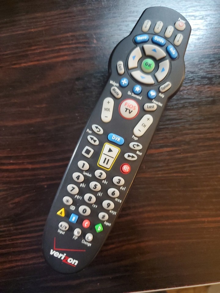 VERIZON FiOS TV DVR STB Set-Top Box Remote Control RC1445302 4 Device ...