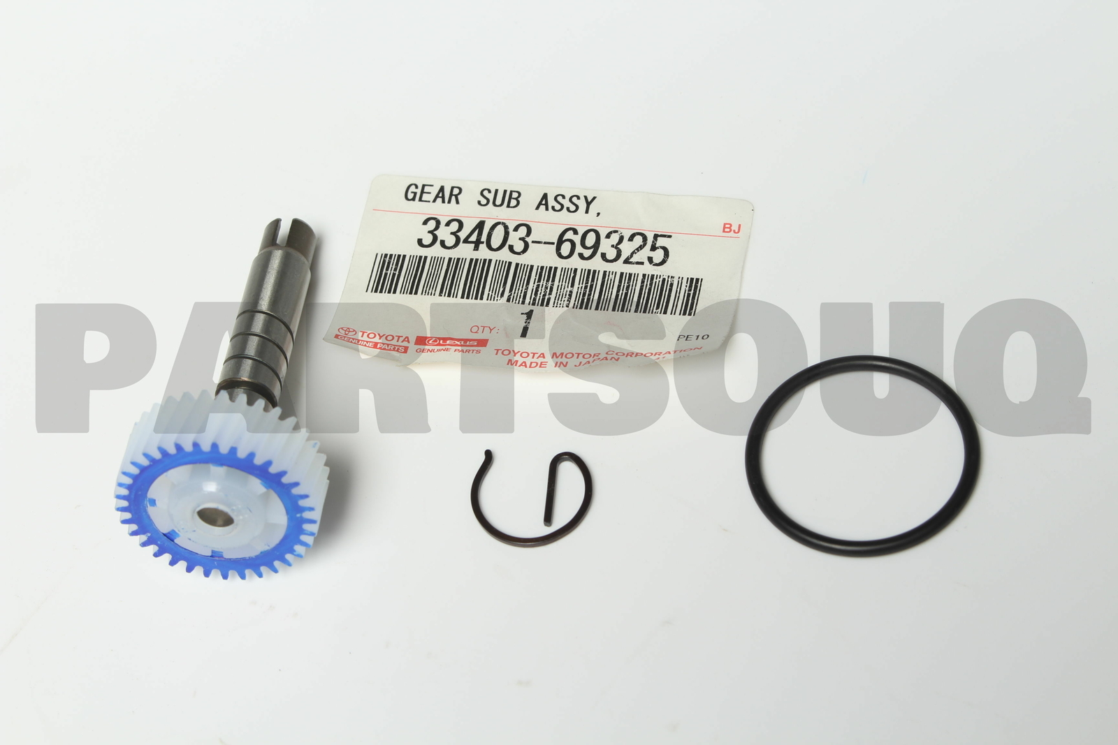3340369325 Genuine Toyota GEAR SUB-ASSY, SPEEDOMETER DRIVEN (ATM) 33403 ...