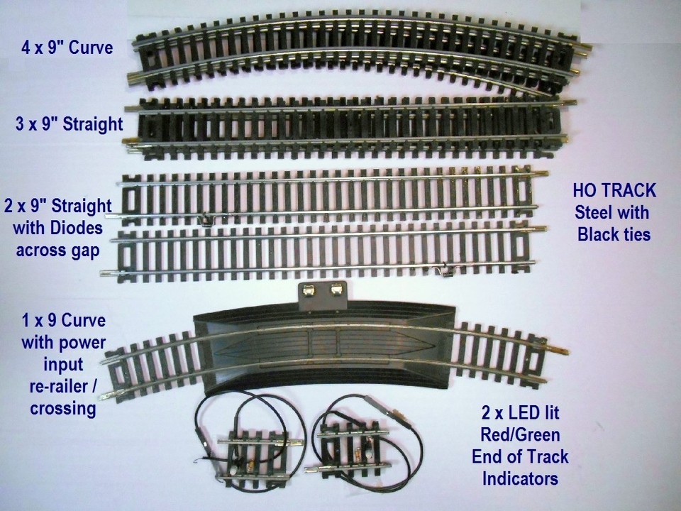HO Scale Automatic Reversing Track Layout with Controller & AR Module ...