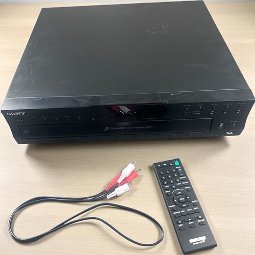 Sony CDP-CE500 5 Disc CD Changer Player USB - Remote Included Works ...